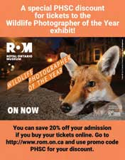 ROM’s Wildlife Photographer of the Year Exhibit | phsc.ca